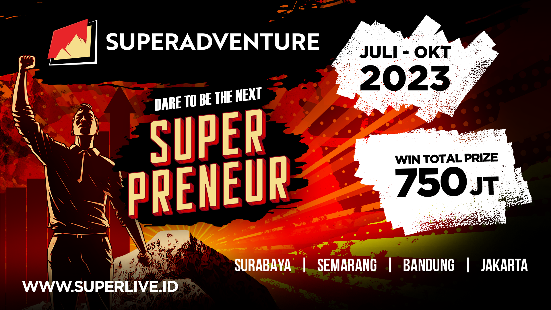 SUPER ADVENTURE SUPERPRENEUR 2023 Siap Digelar, Total Hadiahnya Rp750 ...