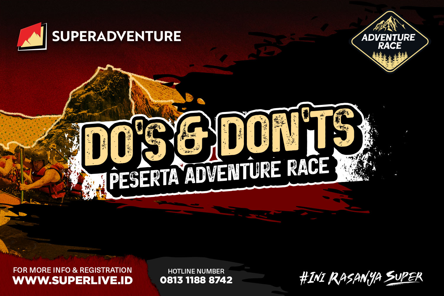 DO'S & DON'TS ADVENTURE RACE 2024 | SUPERLIVE