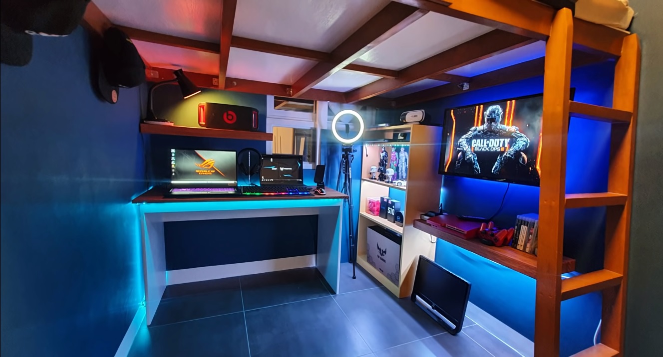 Bikin Takjub, Gaming Desk Setup Paling Mind Blowing Di Space yang Kecil ...